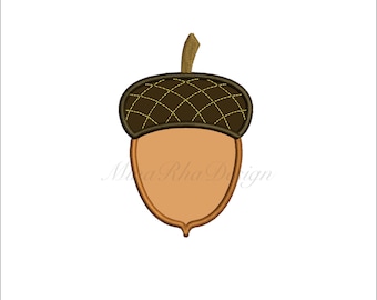 Acorn Applique - Etsy