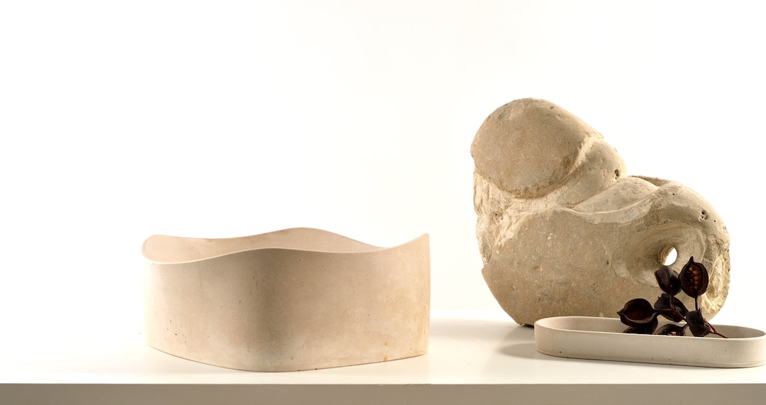 Libby Sink: the Waveform Stone Washbasin - Etsy