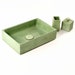 PLINT Rectangular Vanity Basin / Countertop Basin Green Color - Etsy