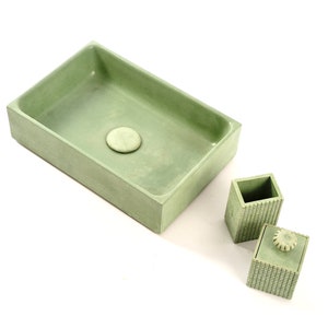PLINT Rectangular Vanity Basin / Countertop Basin Green Color - Etsy