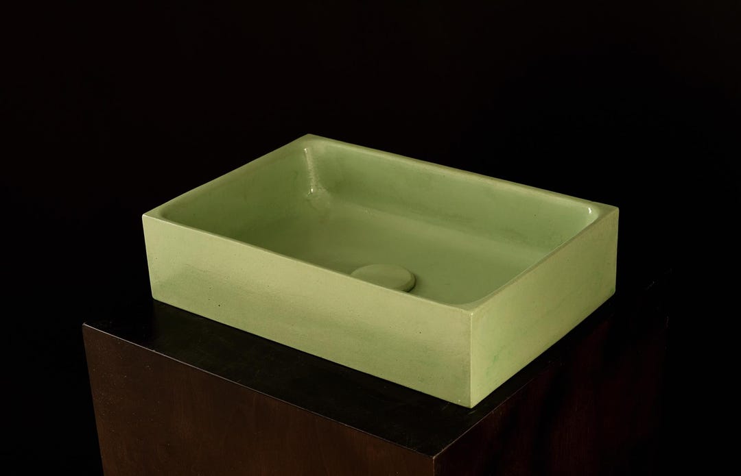 PLINT Light Mint Color Vanity Basin / Light Mint Green Bathroom Sink ...