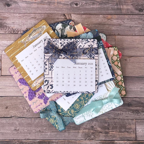 2026 Mini Magnetic Calendars - Etsy