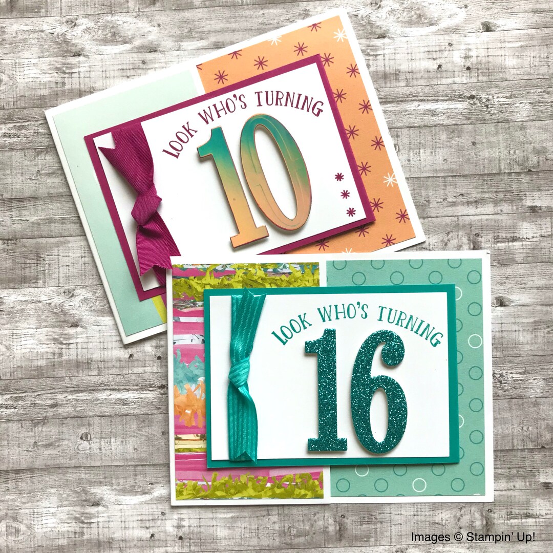 Handmade Age Customizable Birthday Card-memorable Year (multiple ...