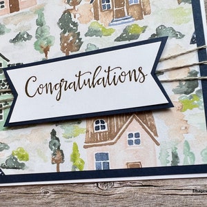 Handmade Card - Congratulations/congrats on New Home: Greeting Cards ...