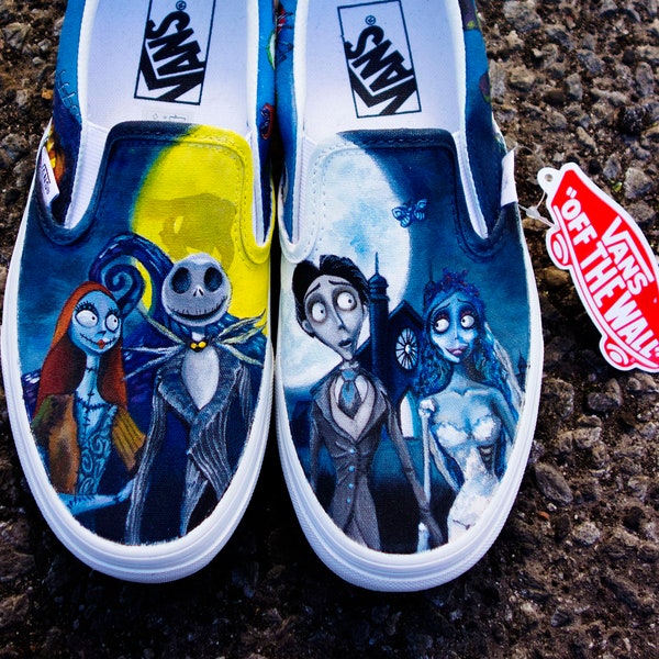 Tim Burton Shoes - Etsy