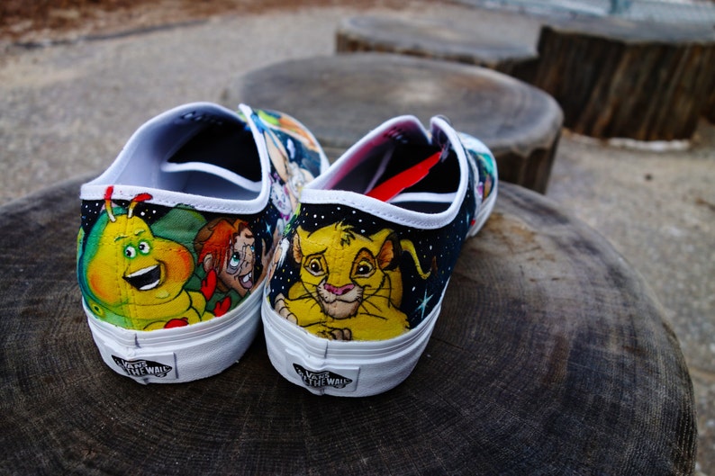 Disney Custom Handpainted Shoes for Ben - Etsy Canada