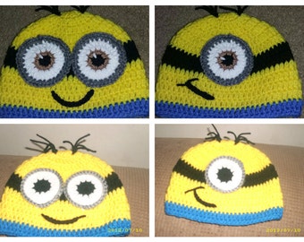 Crochet Minion Hat | Etsy