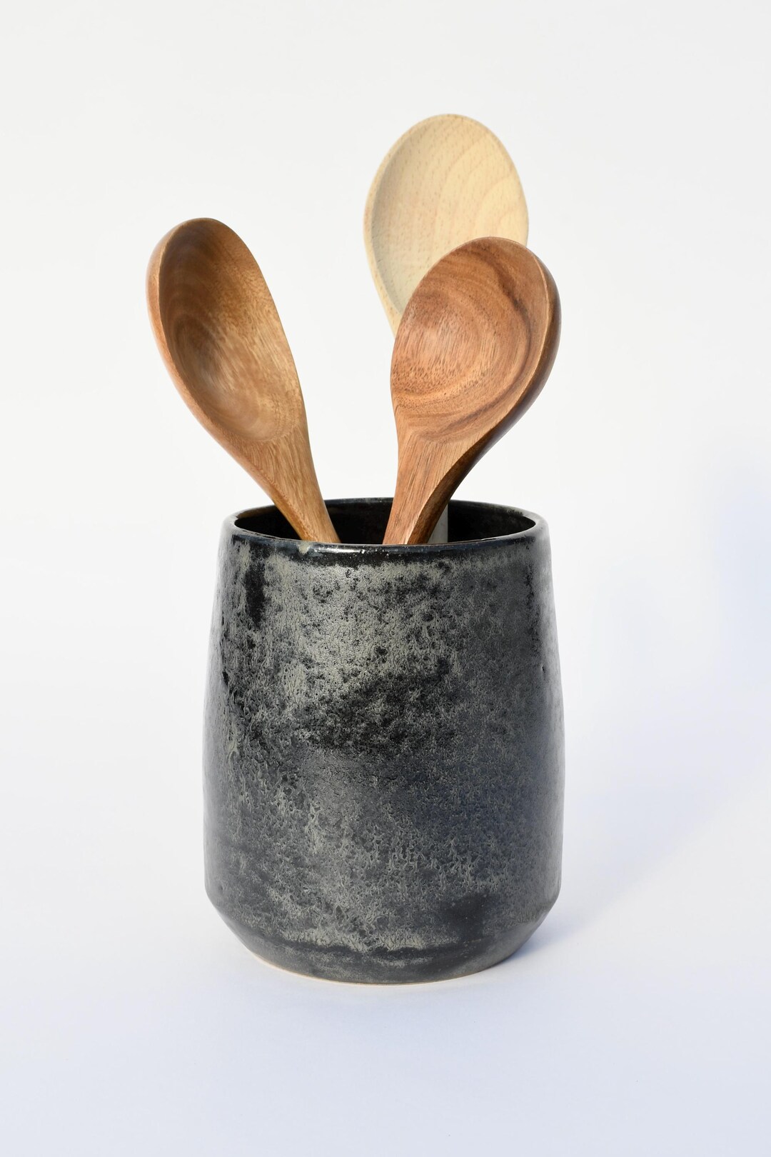 Utensil Crock | Wine Chiller | Stoneware Ceramic Pottery - Etsy