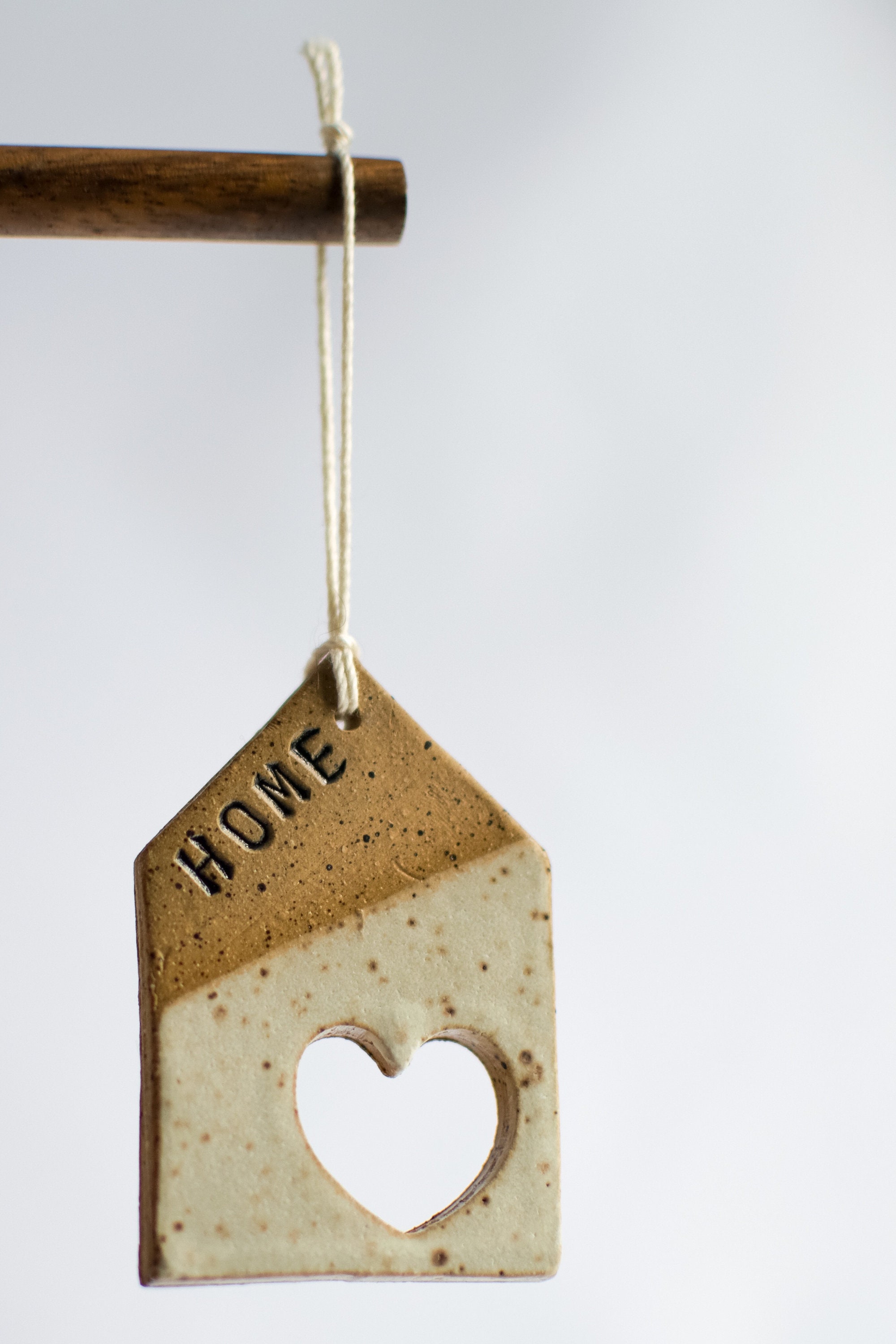 Ceramic House | Tag Ornament Accent - Etsy
