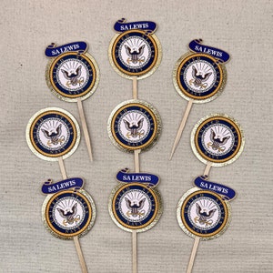 12 Personalized Option US Navy United States Navy Military Emblem ...