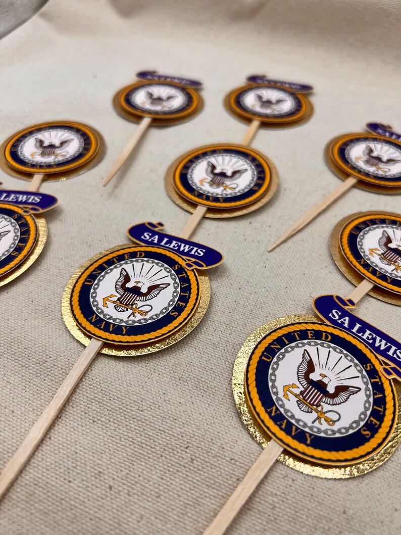 12 Personalized Option US Navy United States Navy Military - Etsy