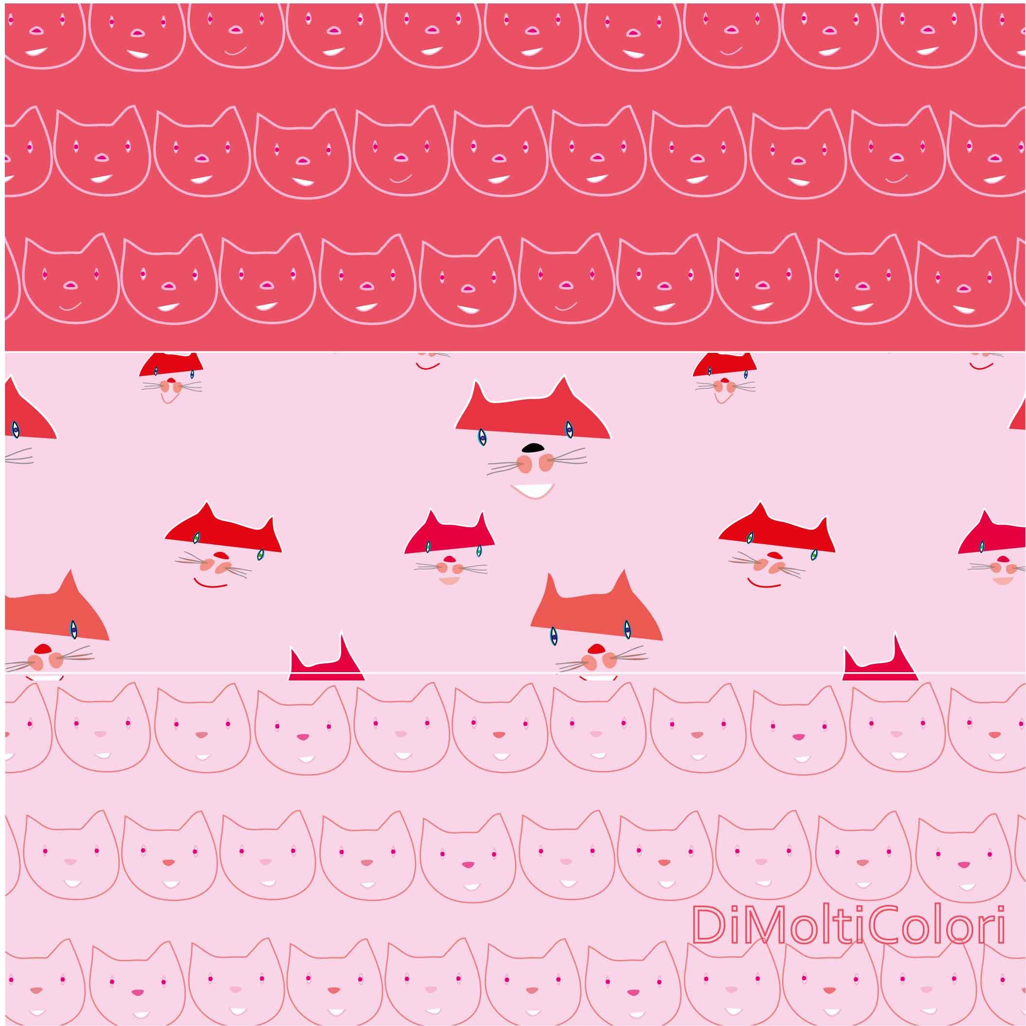 Cat Digital Download Paper Cute Cat Printable Wrapping | Etsy
