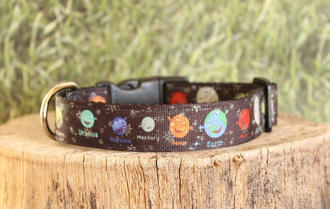 Solar System Dog Collar Planet Dog Collar Space Dog Collar - Etsy