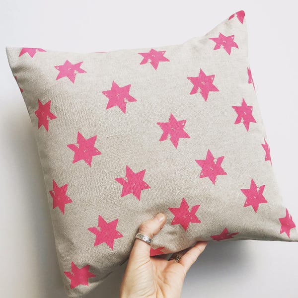 Screen Print Pillow - Etsy UK