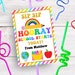 Printable Straw Back to School Tag Editable Silly Straw Gift Tag ...
