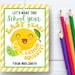 Printable Lemon Back to School Tag Editable Easy Peasy Lemon Squeezy ...
