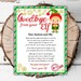 Editable Elf Goodbye Letter Elf Bye Letter Printable Christmas Elf ...