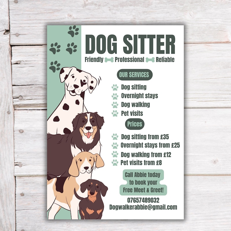 Dog Sitting Logo - Etsy UK