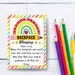 Printable Backpack Blessing Tag Back to School Gift Tag NON EDITABLE ...