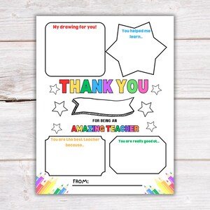 Printable Teacher Appreciation Activity Page Teacher Appreciation Week ...
