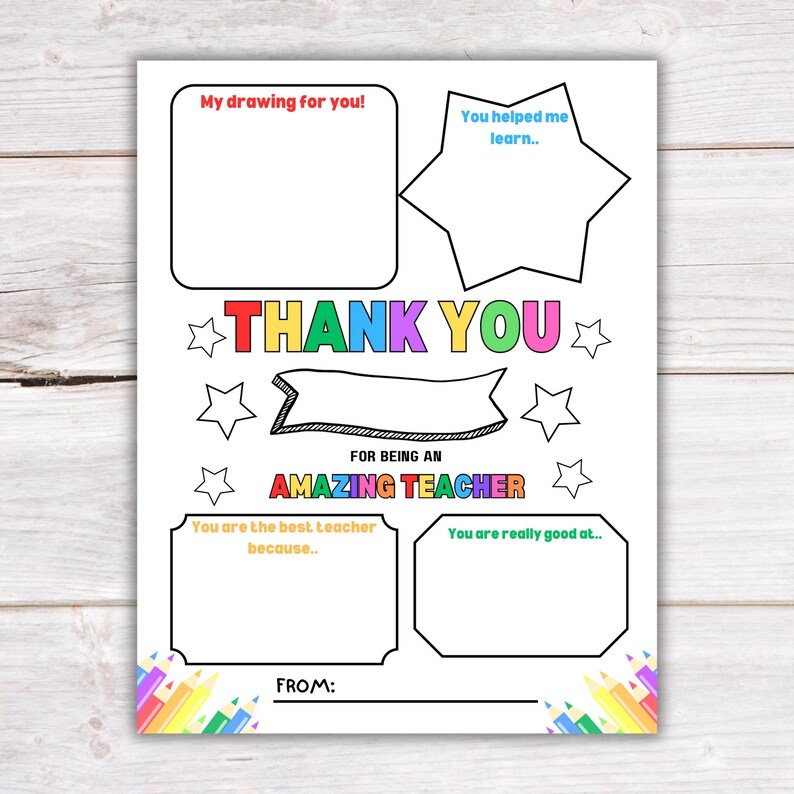 Printable Teacher Appreciation Activity Page Teacher Appreciation Week ...