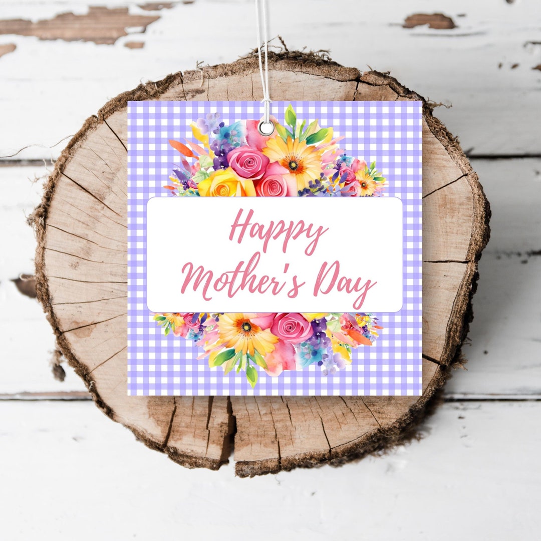 Printable Mother’s Day Gift Tag Cookie Tag Cupcake Mother’s Day Tag NON ...