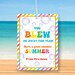 Printable You Blew Me Away This Year Tag Editable Colourful Bubbles ...