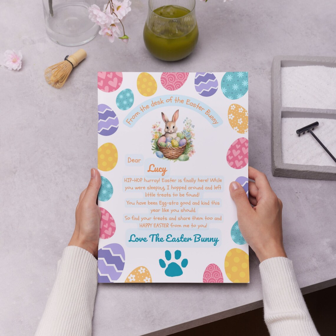 Editable Letter From the Easter Bunny Easter Bunny Letter Egg Hunt ...