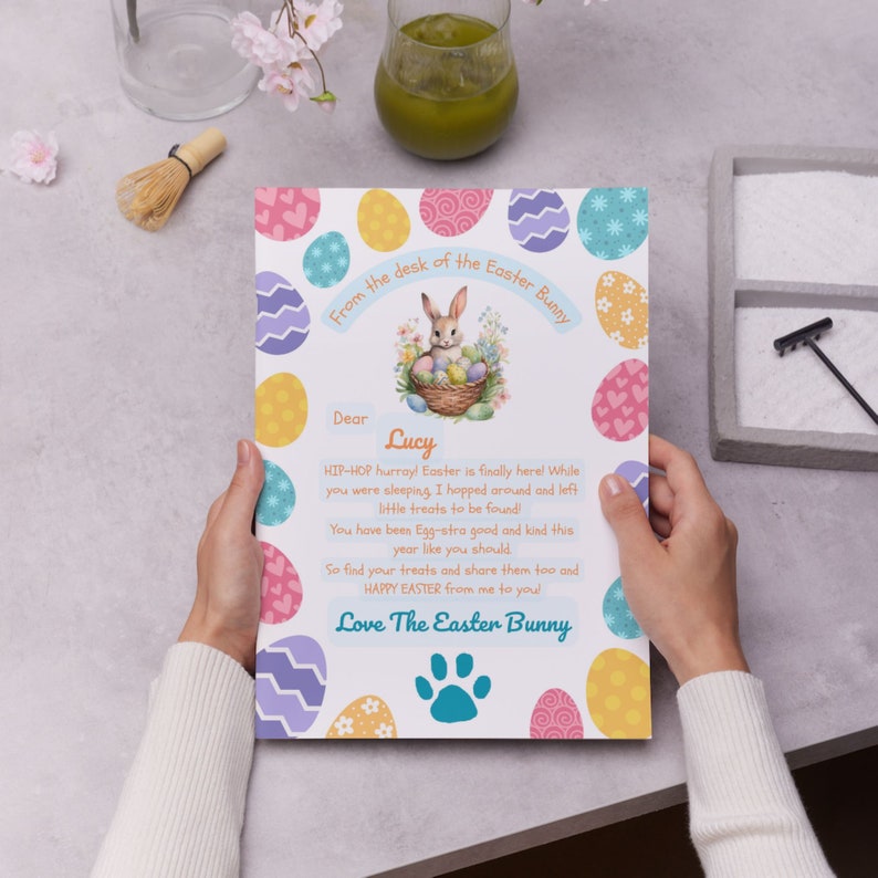 Editable Letter From the Easter Bunny Easter Bunny Letter Egg Hunt ...