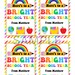 Printable Glow Stick Back to School Tag Editable Flashlight Gift Tag ...
