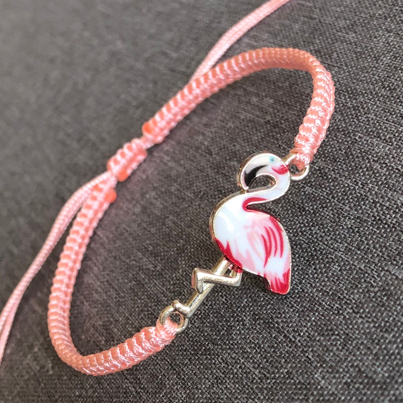 Flamingo Bracelet Flamingo Jewelleryflowergirl | Etsy