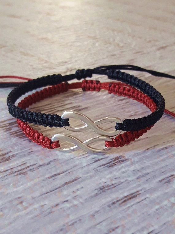 Couples Infinity Bracelets Couples Jewellery Matching | Etsy