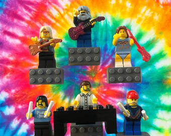 Grateful Dead Stage CUSTOM Made of Lego Bricks Jerry Garcia Phil Lesh ...