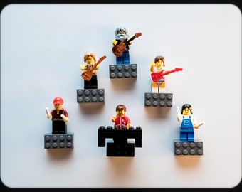 Grateful Dead Stage CUSTOM Made of Lego Bricks Jerry Garcia Phil Lesh ...