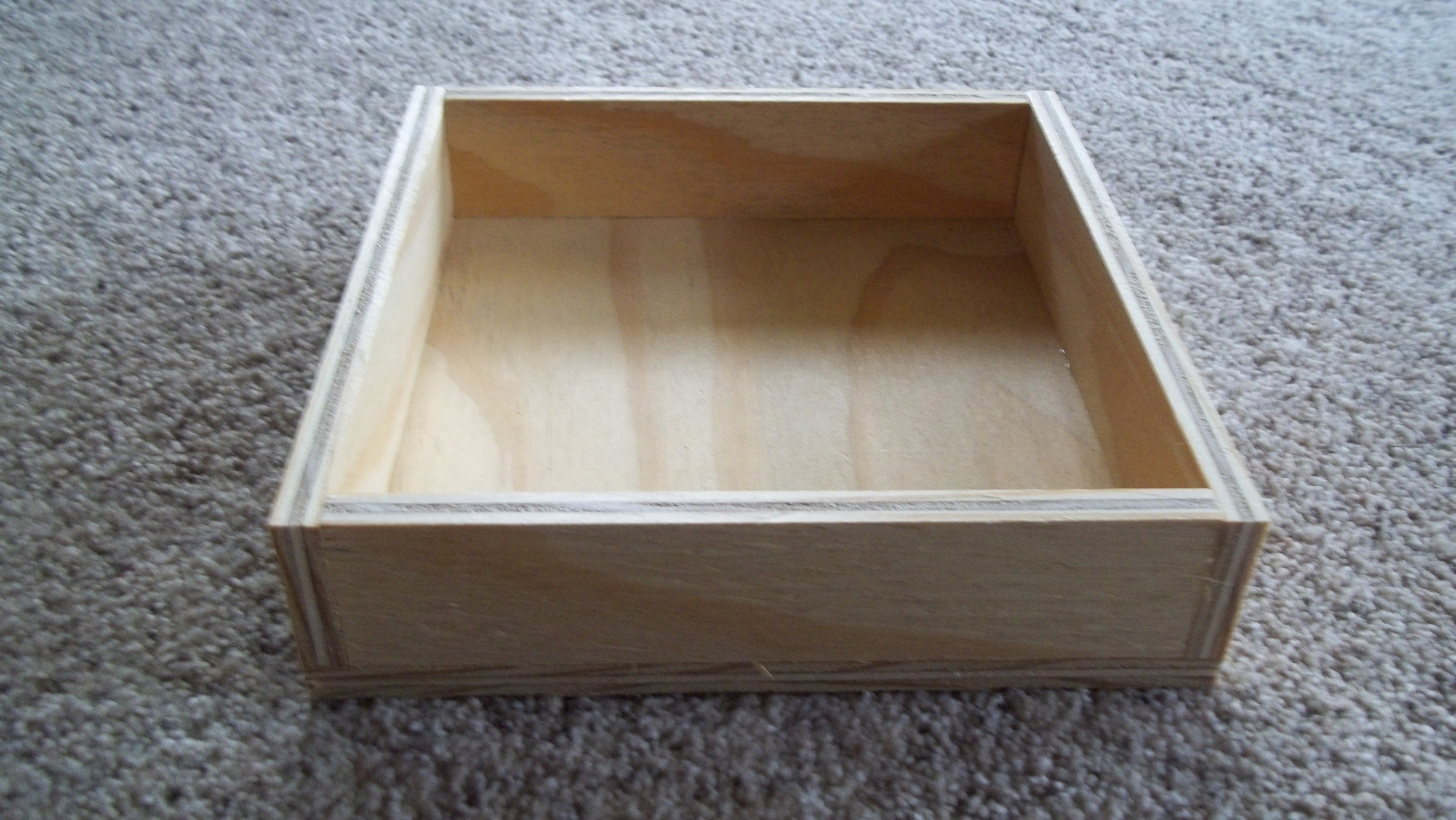 Trays Unfinished Wood Craft Drawer Organizer Tray Made From - Etsy