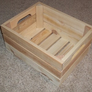 Crates, Large Heavy Duty Wood Crates Made From Reclaimed Wood, Standard ...