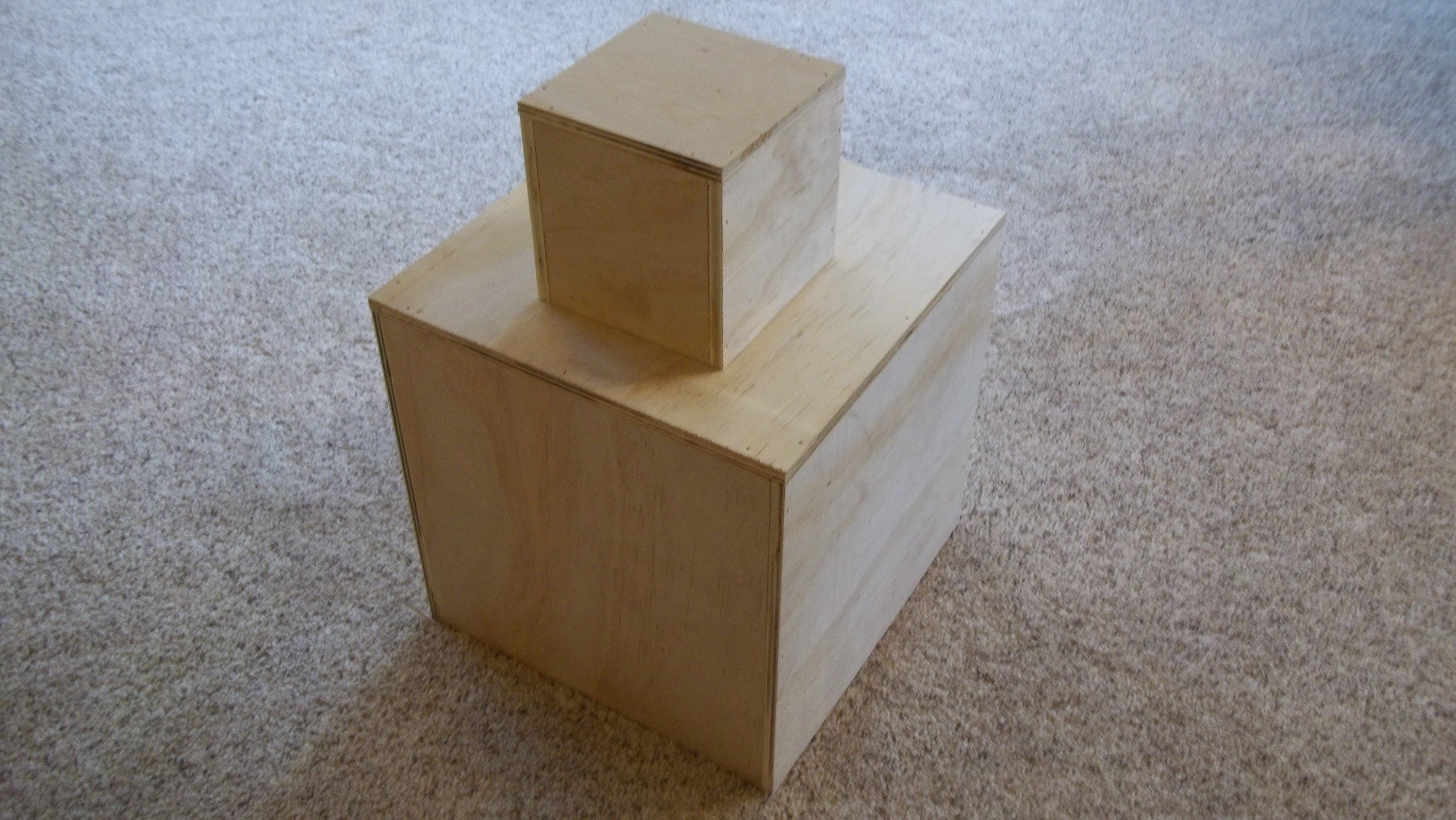 Cubes 8 Unfinished Wood Craft Cube Boxes From - Etsy