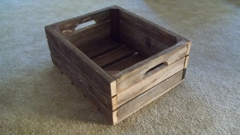Crates Large Heavy Duty Wood Crates Made From Reclaimed Wood - Etsy
