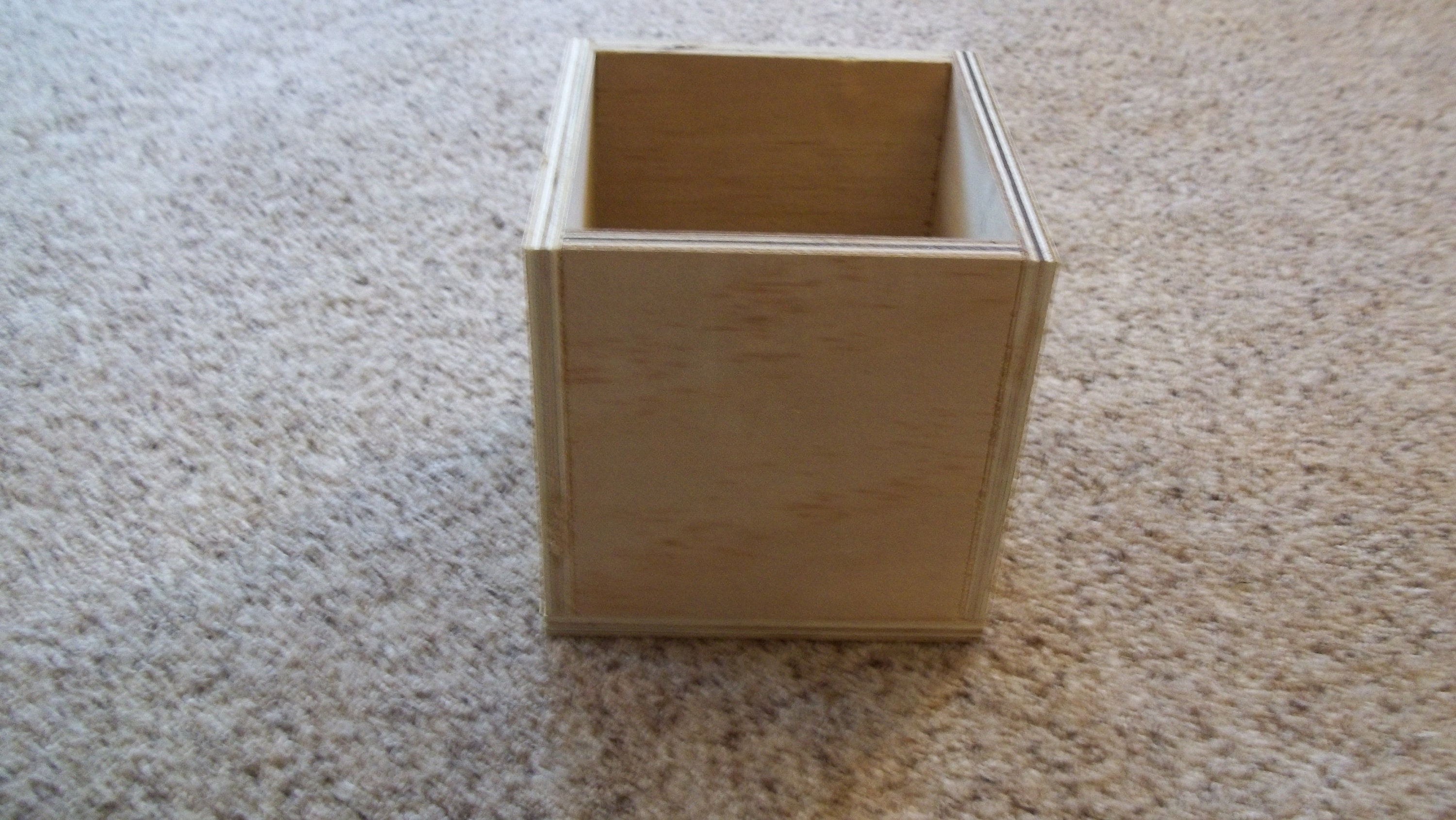 Cubes 8 Unfinished Wood Craft Cube Boxes From - Etsy
