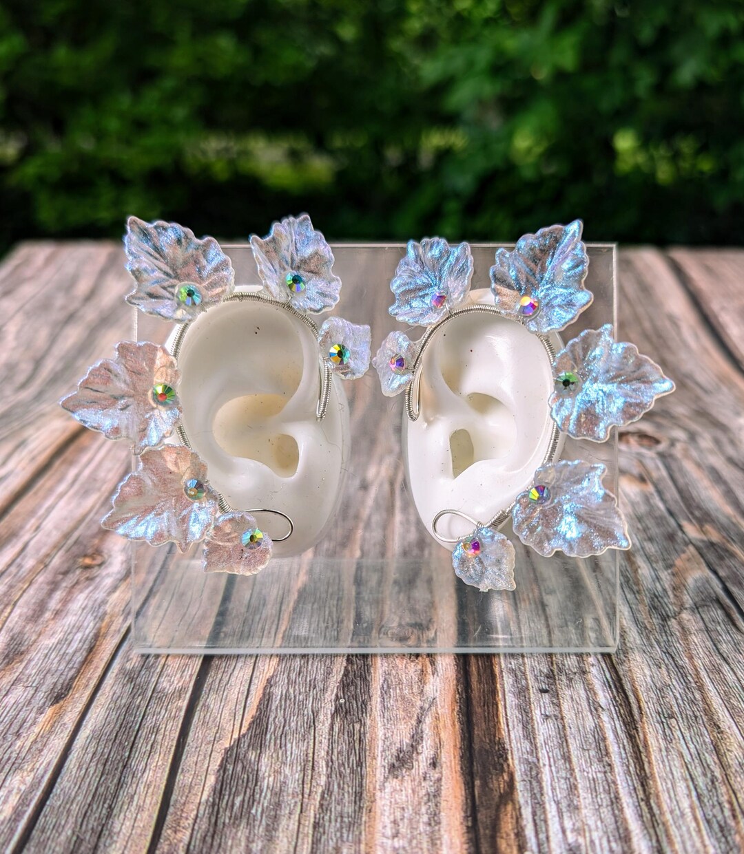 Crystal Frost Ear Cuffs - Copper Wire - Etsy