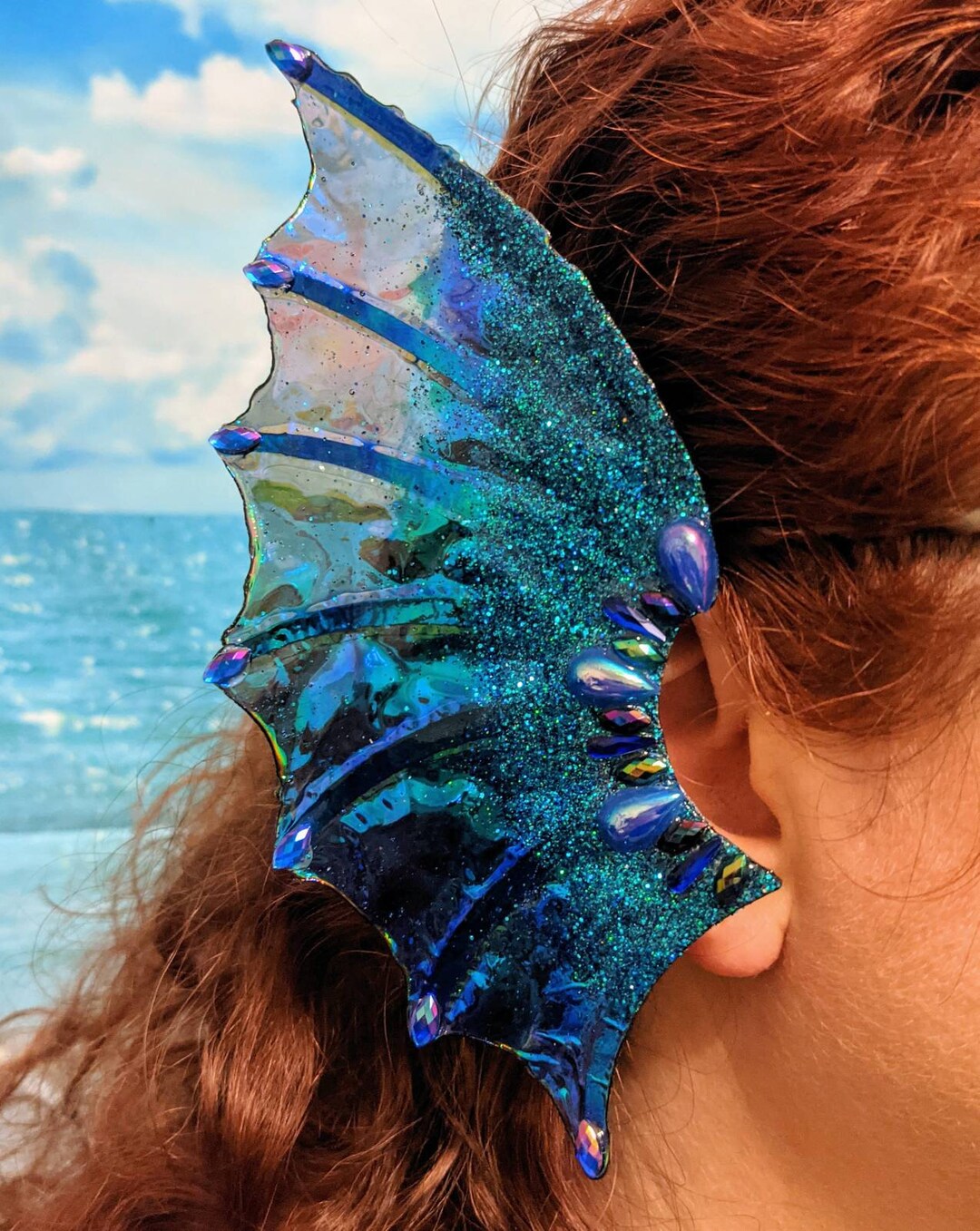 Pacific Ocean Merfolk Ears - NOT Waterproof - Etsy