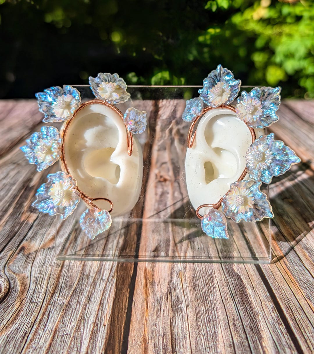 Crystal Frost Ear Cuffs Copper Wire - Etsy