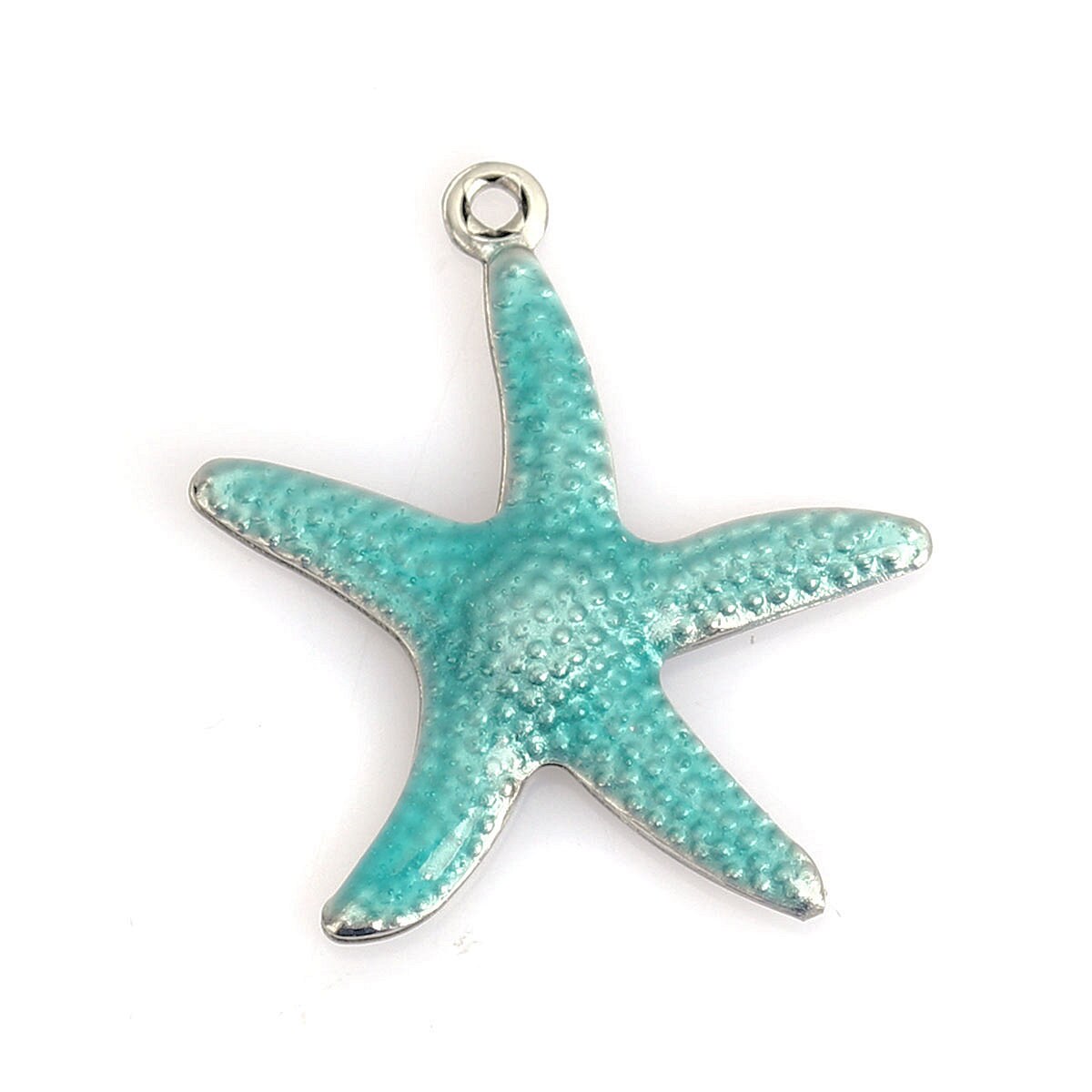 5pc Pkg Starfish Charms Blue Enamel Starfish Charms Bulk - Etsy