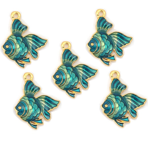 Fish Charms - Etsy