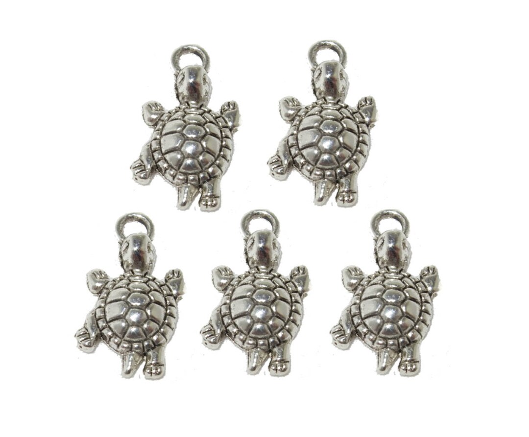 10pc Pkgs Turtle Charms Sea Tortoise Charm Sea Animal Charms Sea Turtle ...