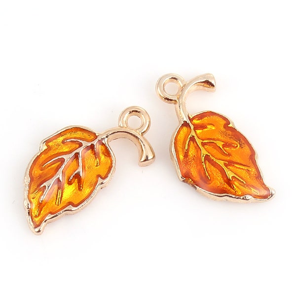 Small Metal Leaves - Etsy