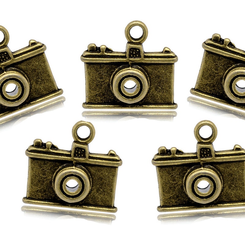 Camera Charm - Etsy