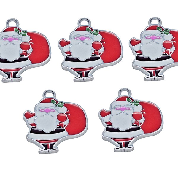 Santa Claus Charms - Etsy