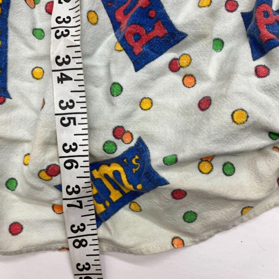 Vintage 80s M&ms Candy PM Sleep Shirt Pajama Nightgown Sz L White ...