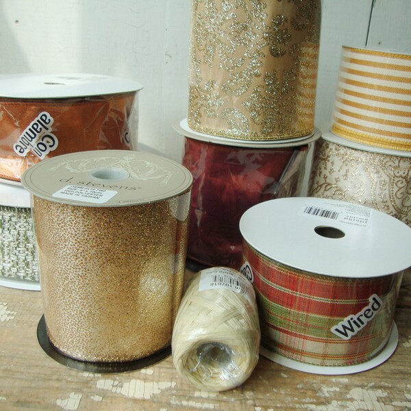 Plaid Wired Ribbon - Etsy